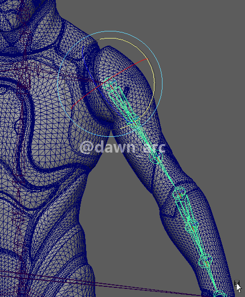 [Maya]Rigging 02 - Skinning